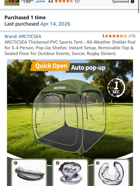 Other | Green Popup Outdoor Party Shelter Tent | Poshmark